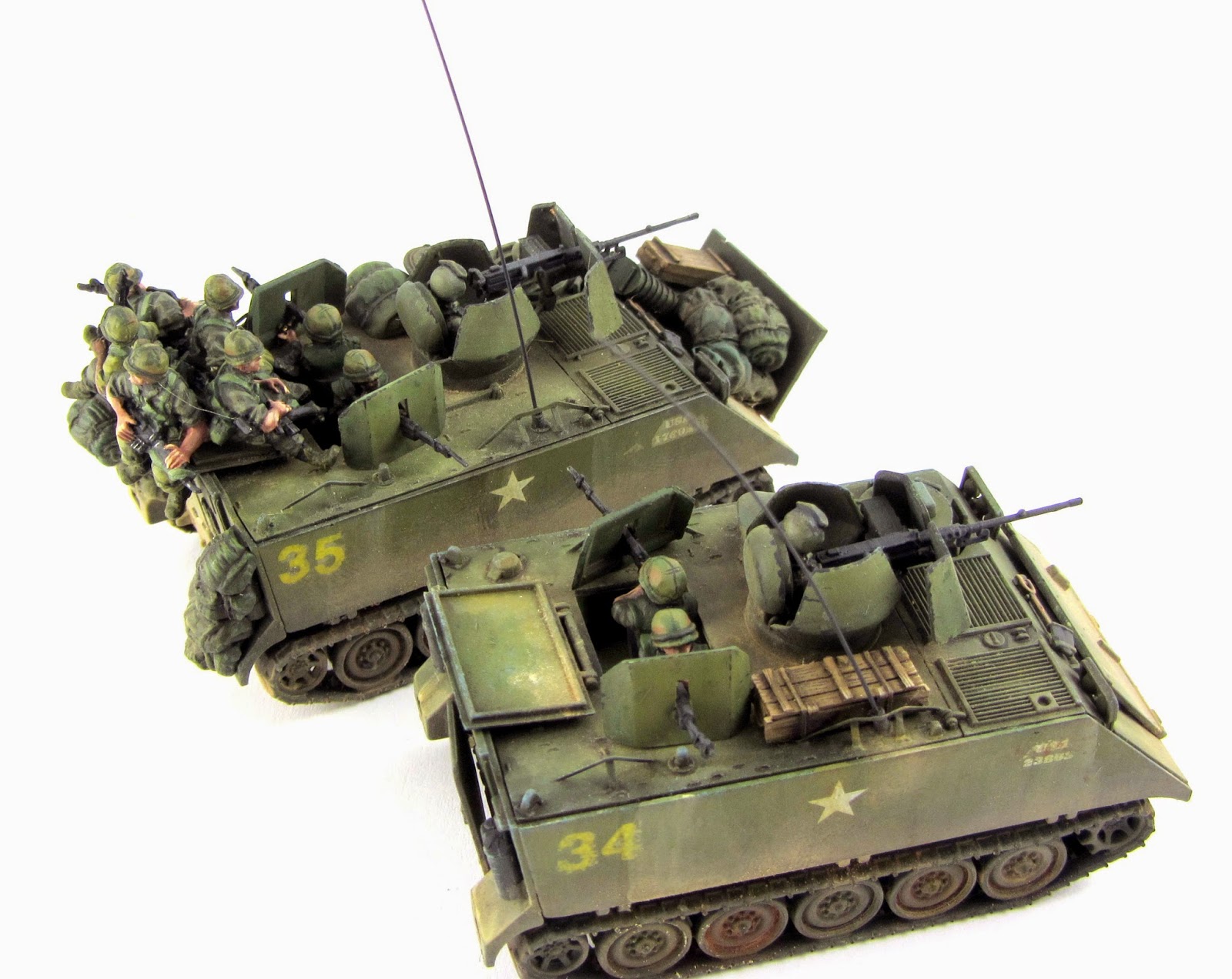 Troop of Shewe: The Historical Painting Service.: M113 ACAV - Vietnam