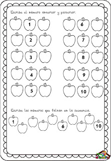 CUADERNILLO DE LOS NÚMEROS DEL 1 AL 10