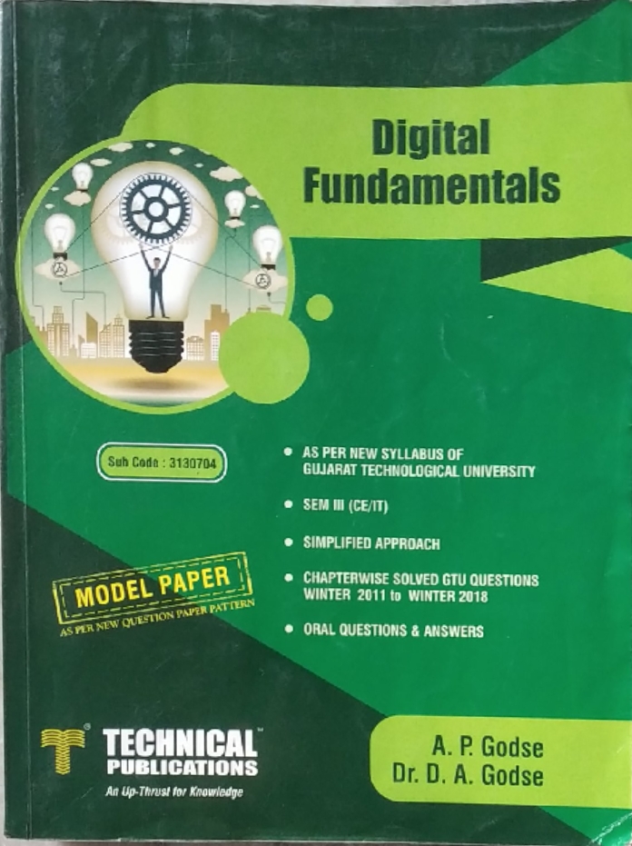 Digital Fundamental (3130704) Technical Publication FREE PDF | DF | GetPDFs