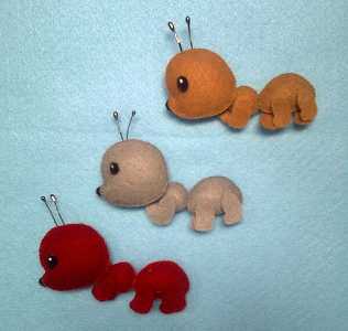 kerajinan tangan: gambar boneka dari kain flanel