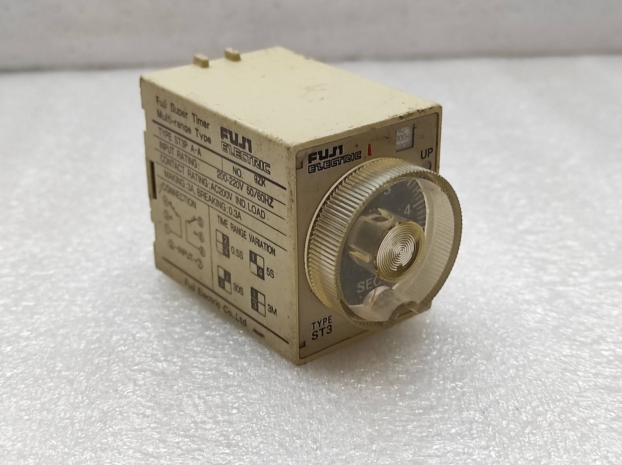 FUJI ST3P A-A MULTI RANGE SUPER TIMER 200-220V