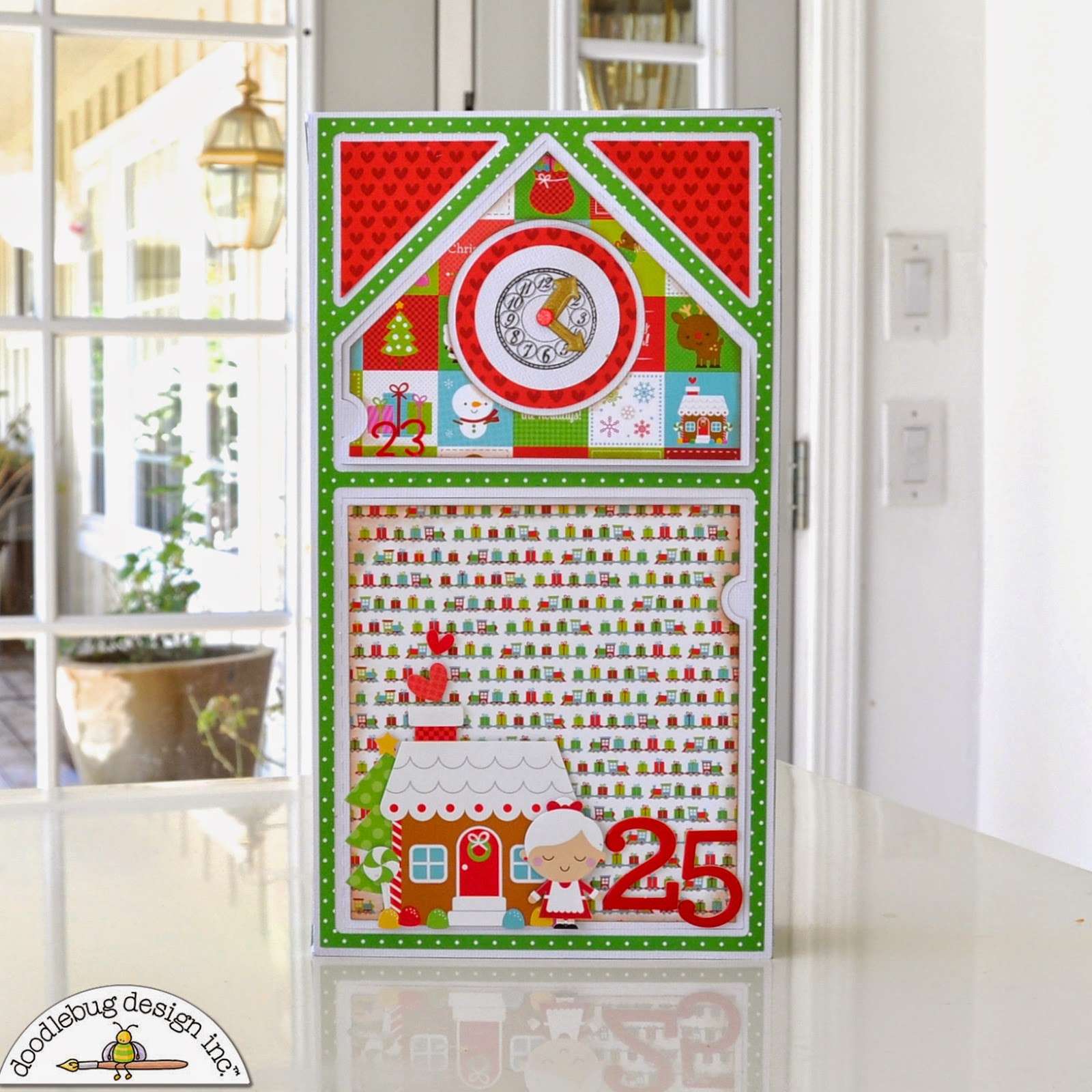 Court's Crafts: 3-D Advent Calendar - Doodlebug Style