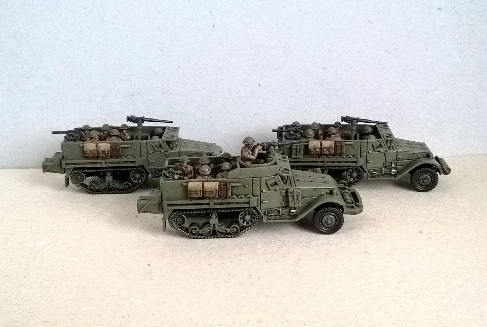 Aurelius Legion: Plastic Soldier Company Allied M5 Halftrack 1/72 Scale - WW2 - Finished