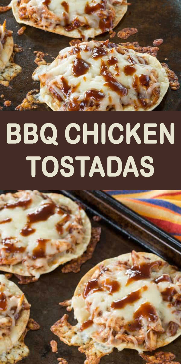 BBQ CHICKEN TOSTADAS