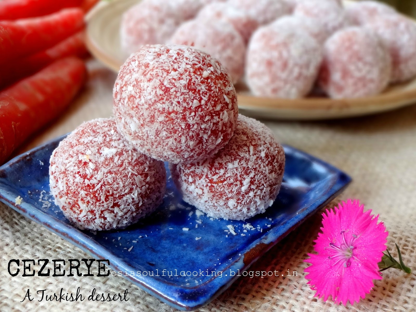 Cezerye - Turkish Dessert (Vegan) | Ambrosia