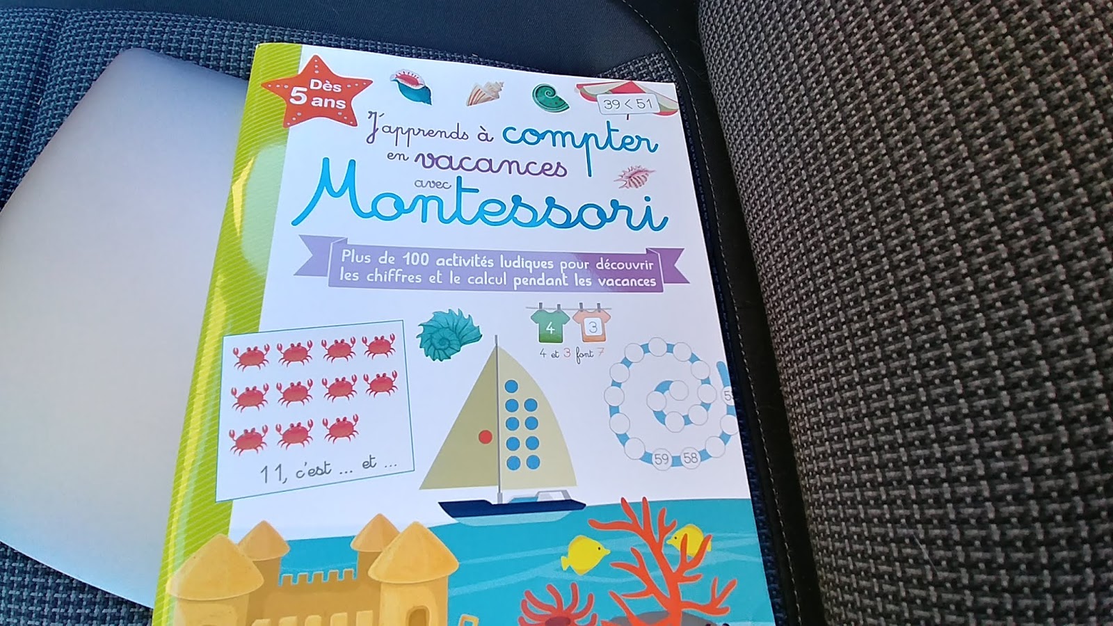 Les lectures de Sanléane: J'apprends à compter en vacances avec Montessori