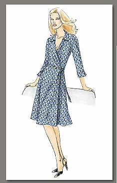 Allison.C Sewing Gallery: Vogue 8379 Wrap Dress