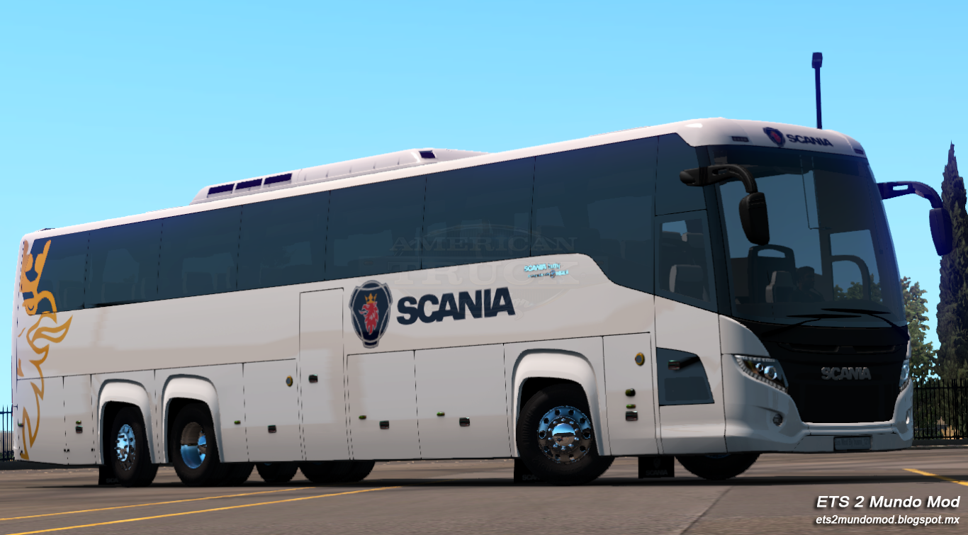 (Autobús ATS) Scania Touring (Versión 1.2) - ETS 2 Mundo Mod