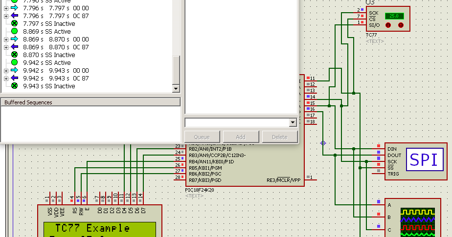 Learning PIC Programing with XC8 Compiler: SPI Example Using TC77