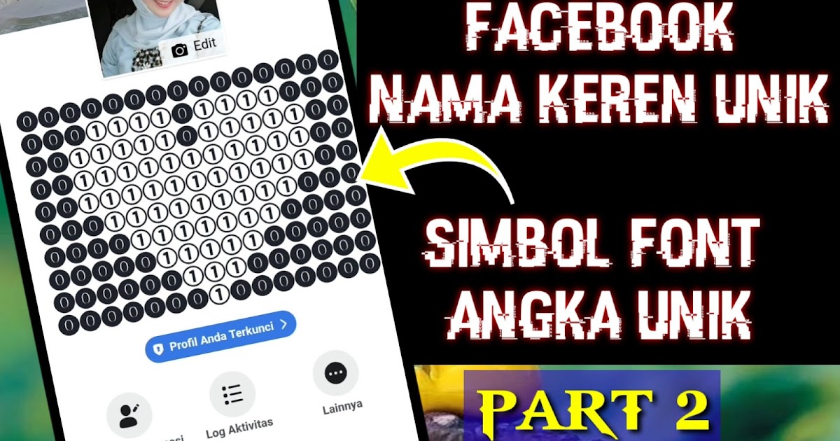 SIMBOL ANGKA UNIK UNTUK NAMA FB