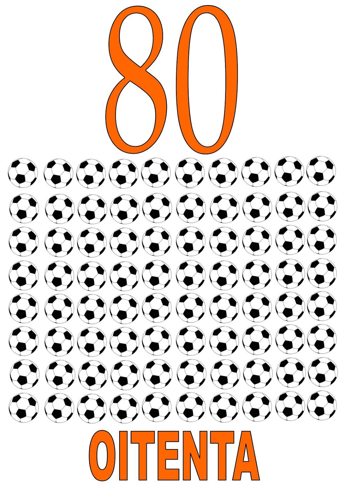 Cartazes dos números Cards coloridos e ilustrados com os números e as ...