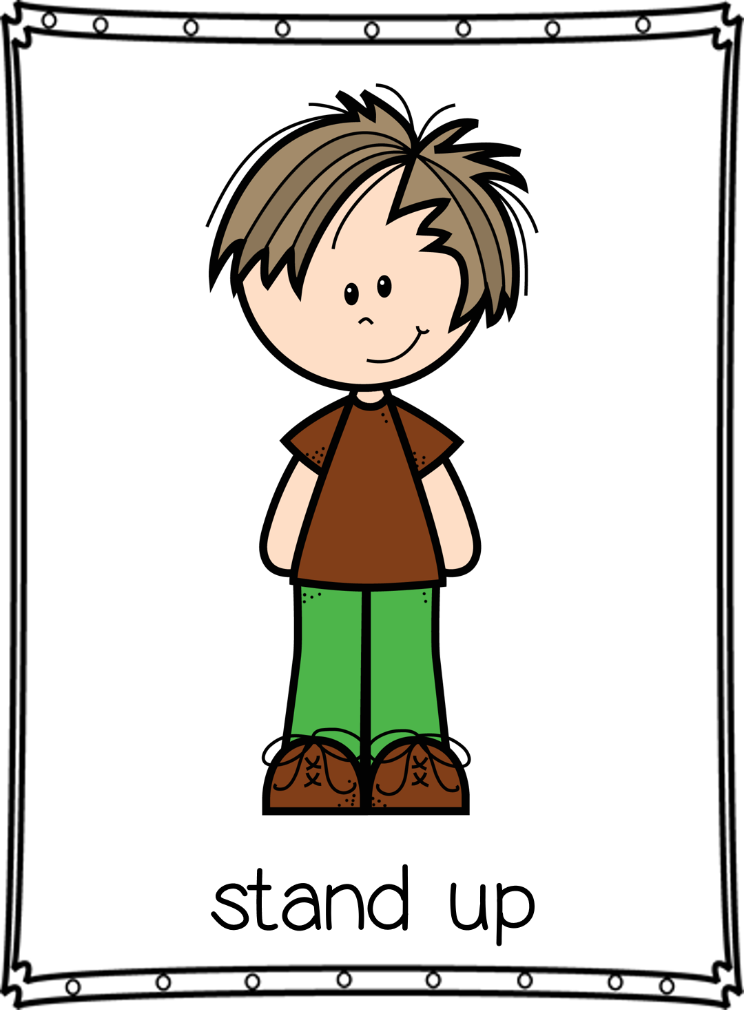 Eslefl Preschool Teachers Commands Flashcards For The Esl Teacher