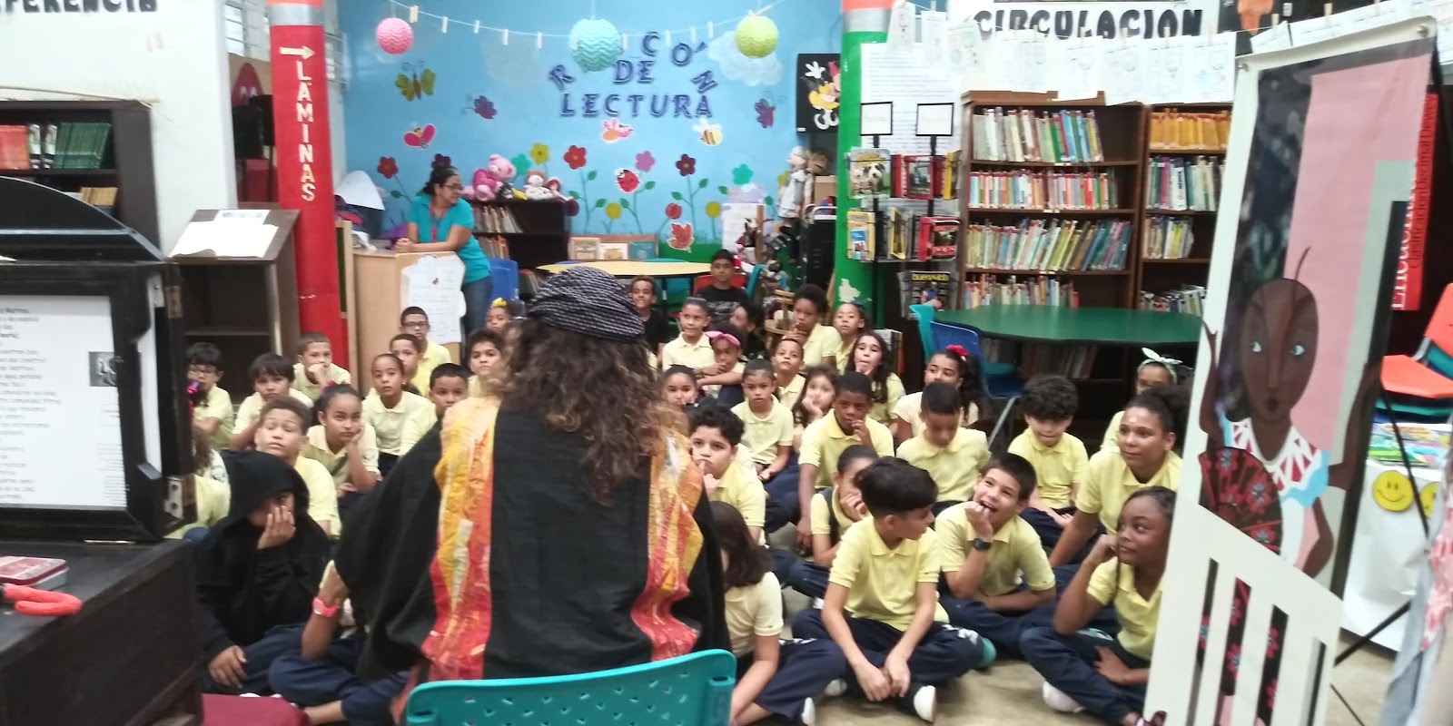 Biblioteca Ana Vizcarrondo de Túa: María Chuzema nos visita