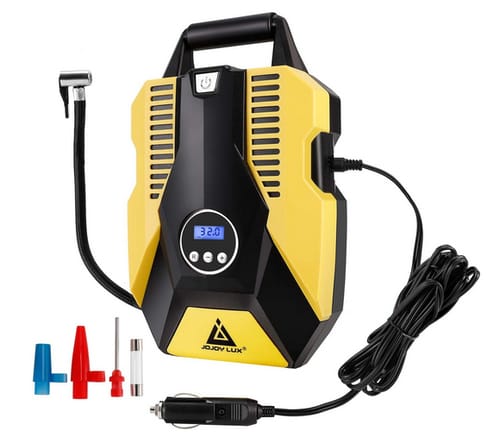 Review JOJOY LUX Portable Air Compressor Pump for Car Tires