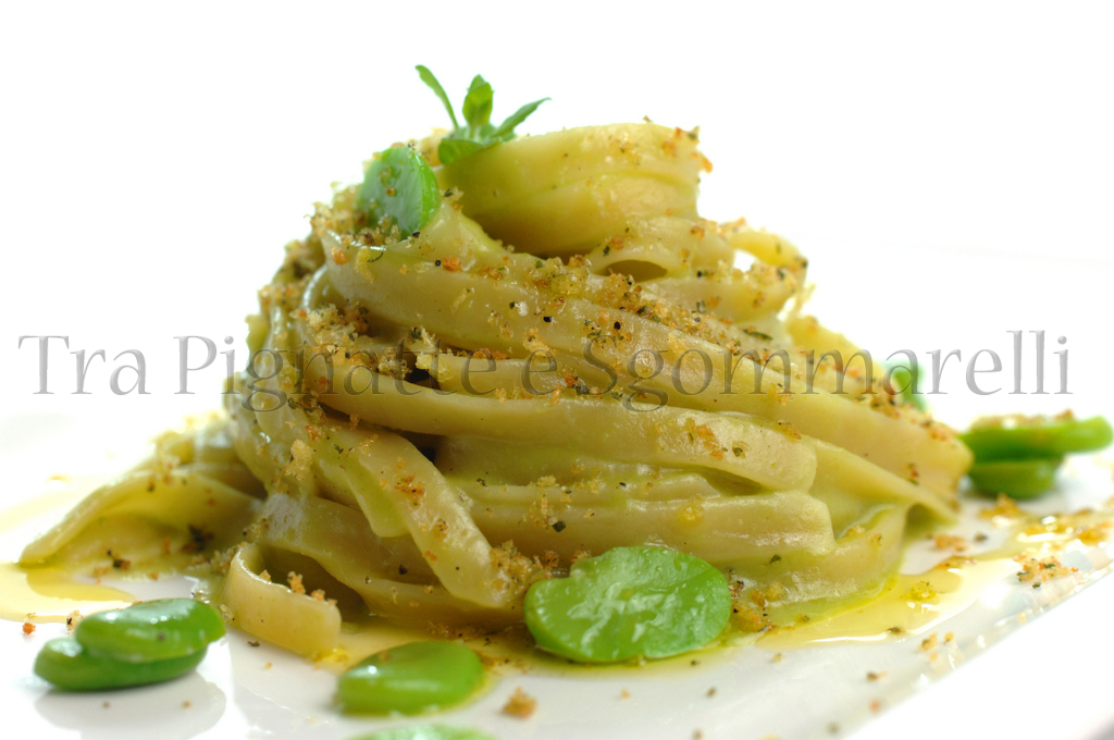 Tra Pignatte e Sgommarelli: Fettuccelle romane con crema di fave ...
