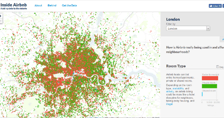 The Airbnb Effect - Original Global Map
