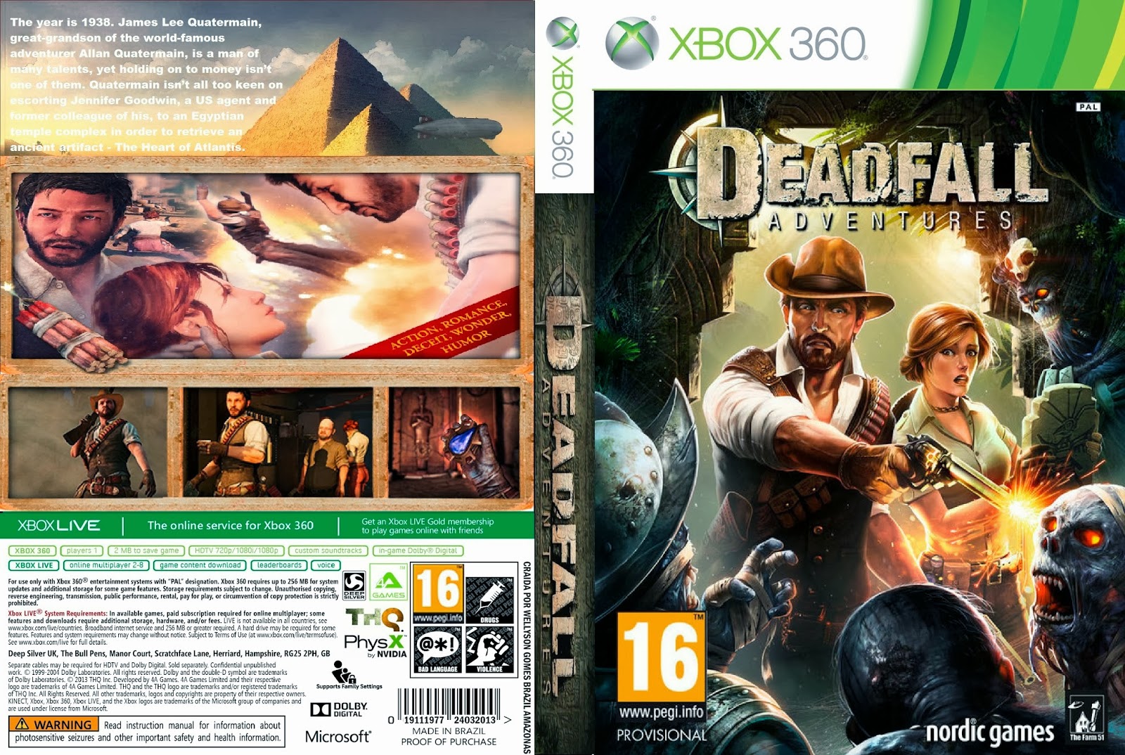 Ruy Games: Deadfall Adventures