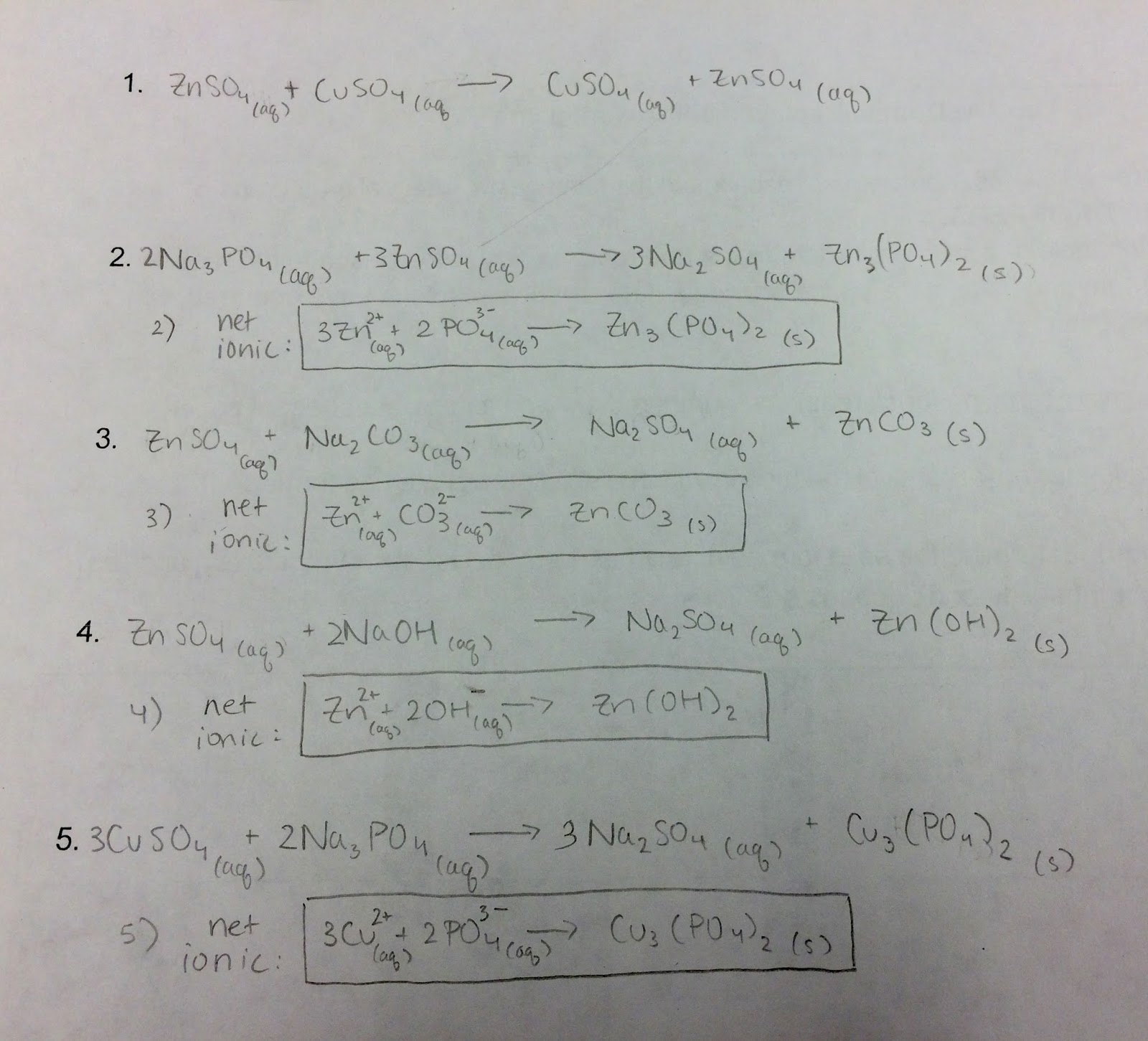 Megan's Chemistry Lab Blog: Lab 4A: Double Replacement Reaction Lab