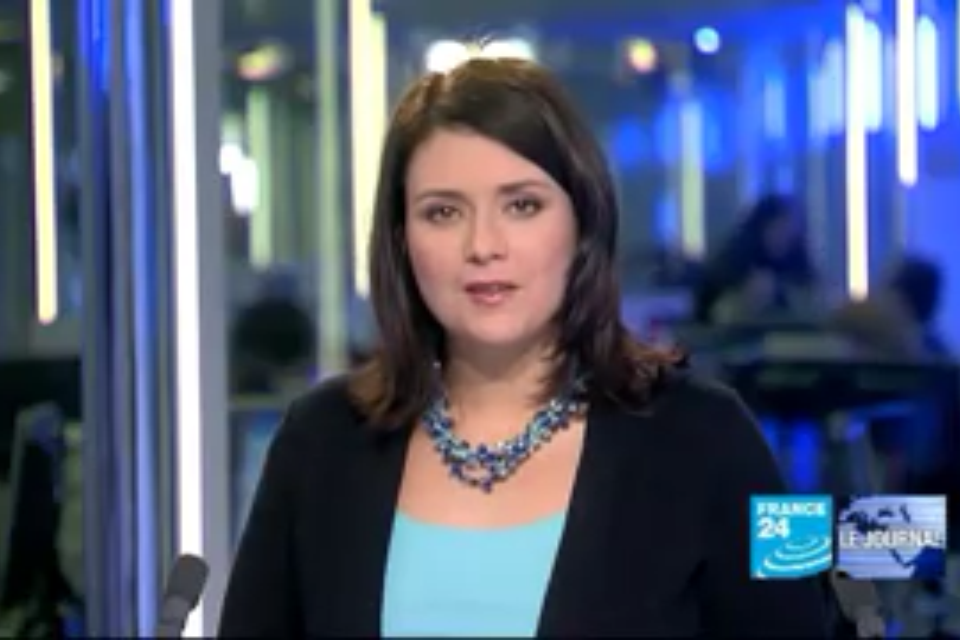 vuesalatele: 2012 01 30 @06H00 - AUDREY RACINE, FRANCE 24, LE JOURNAL