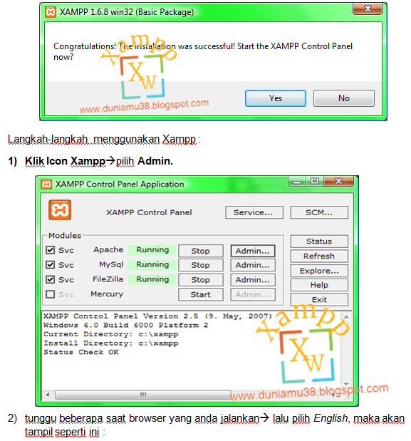 teknologi globalisasi: Tutorial Penggunaan Software XAMPP Serta Cara ...