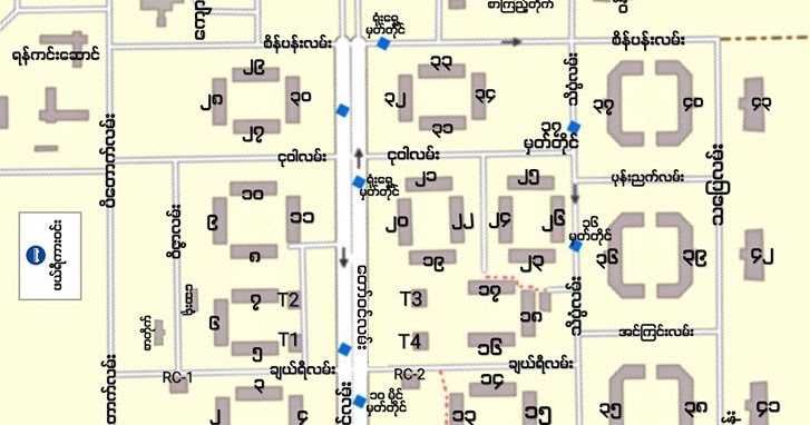 Dagon University Map