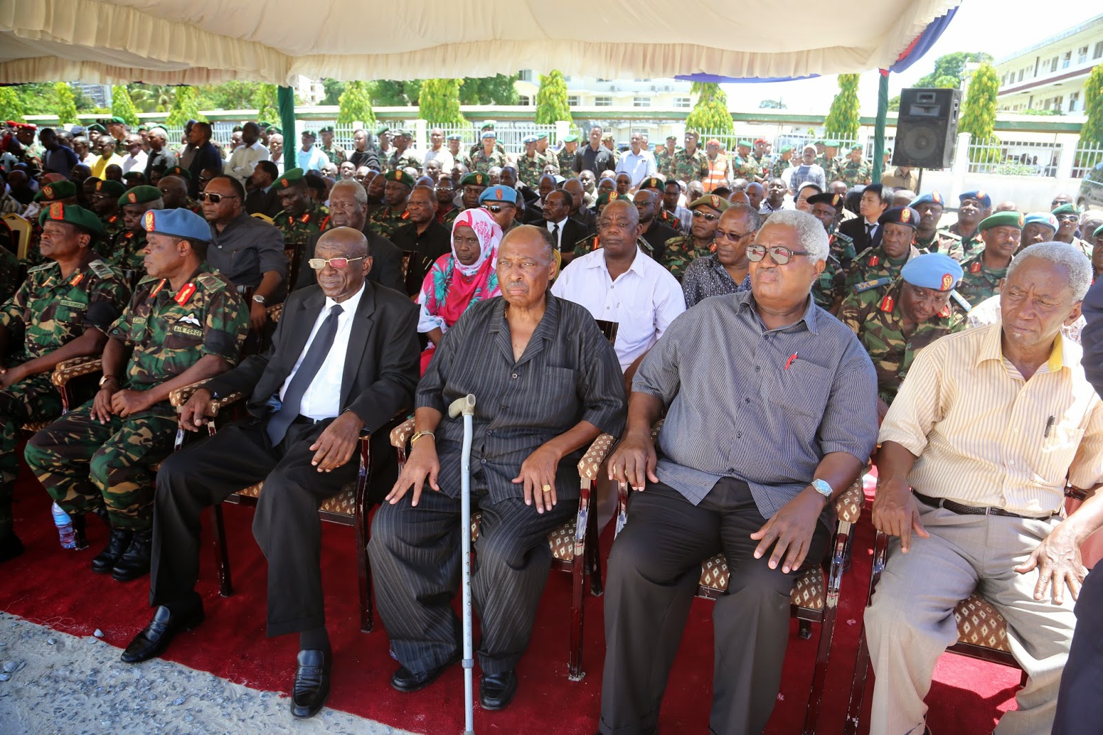 MATUKIO @ MICHUZI BLOG: Hafla ya kuaga mwili wa marehemu Meja Jenerali Kelvin Msemwa