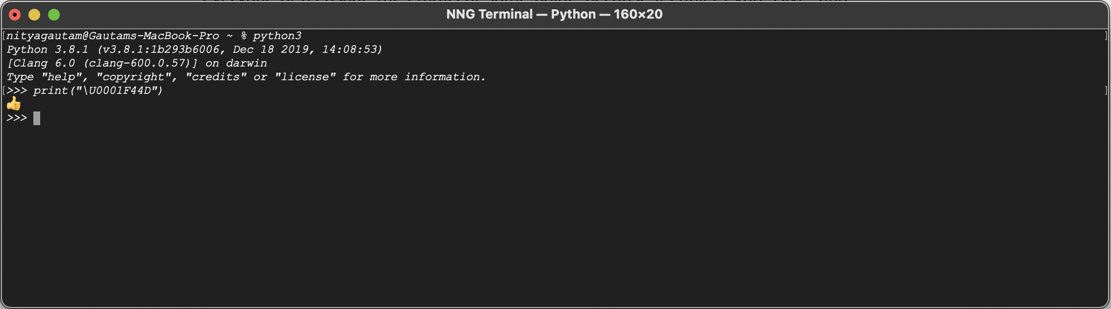 Print Emojis Using Python π π
