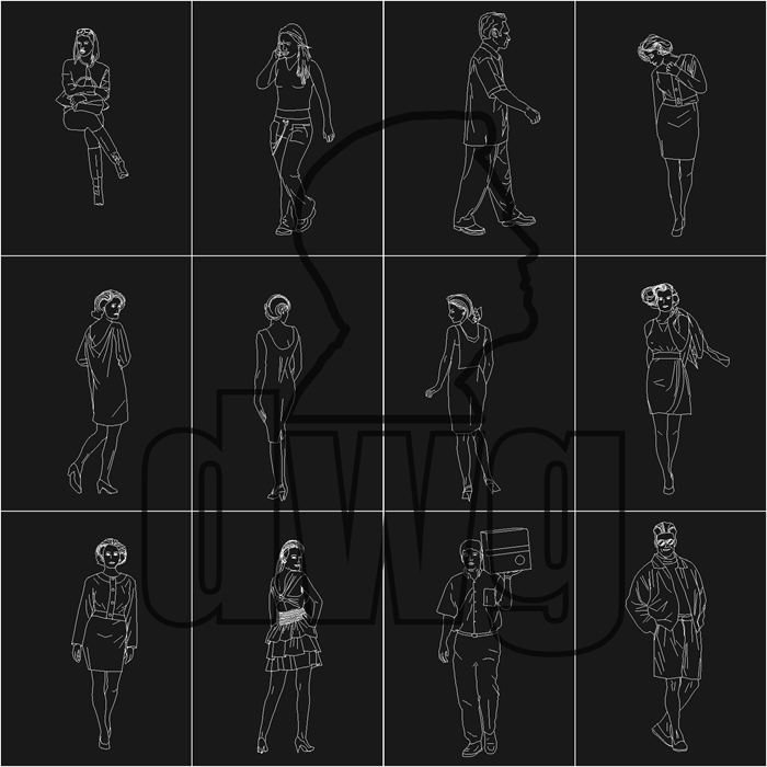 People DWG: PEOPLE DWG - Premium 1