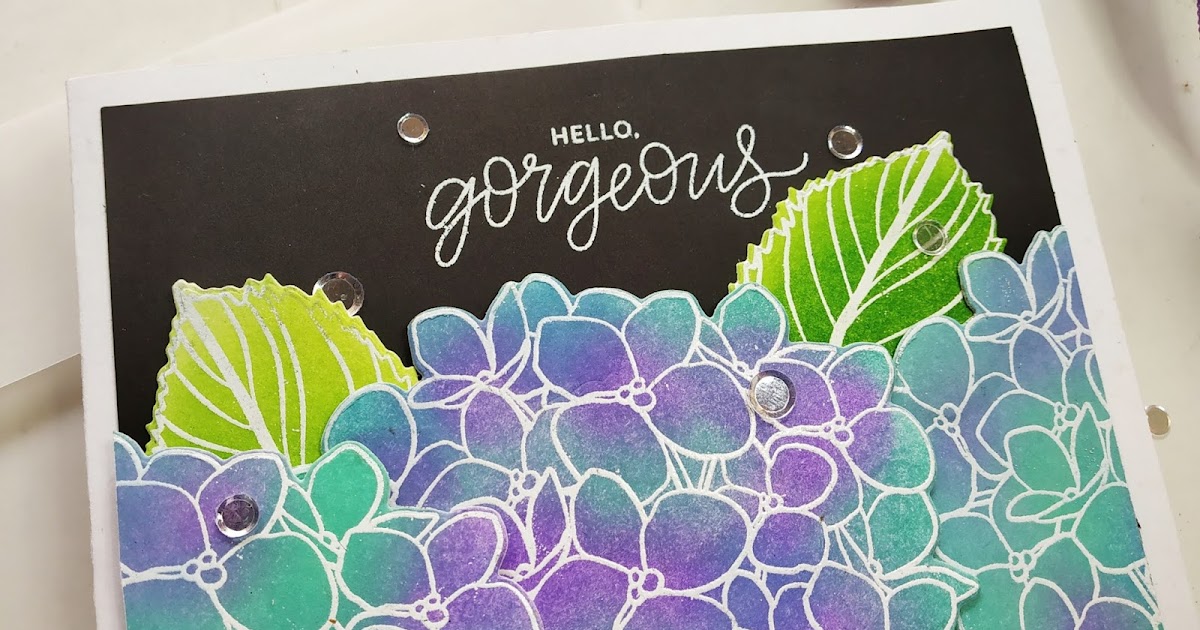 Ardyth 3K Video Hop - Easy Ink blended floral card