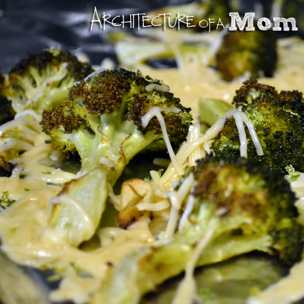 Architecture of a Mom: Lime Roasted Broccoli