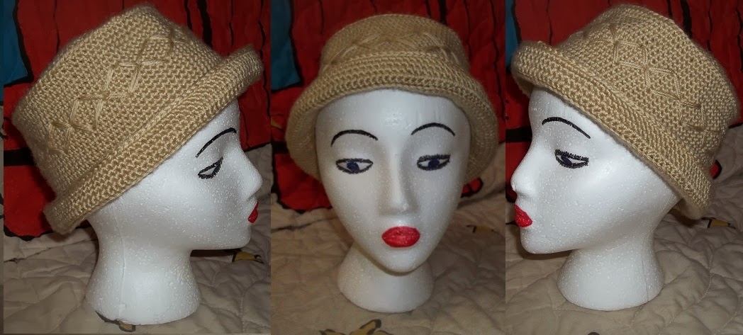 Hot Off The Hook: FLAT TOP ROLLED BRIM HAT