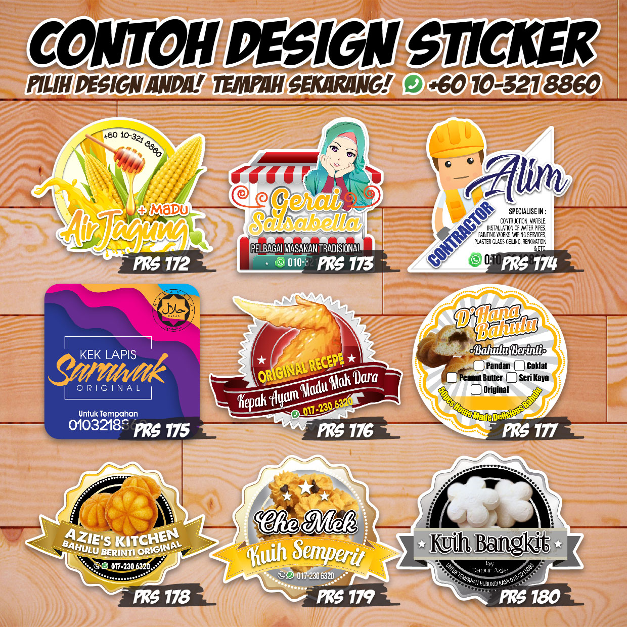 AZQA Label & Sticker: KOLEKSI LABEL STICKER PRODUK/ HOMEMADE