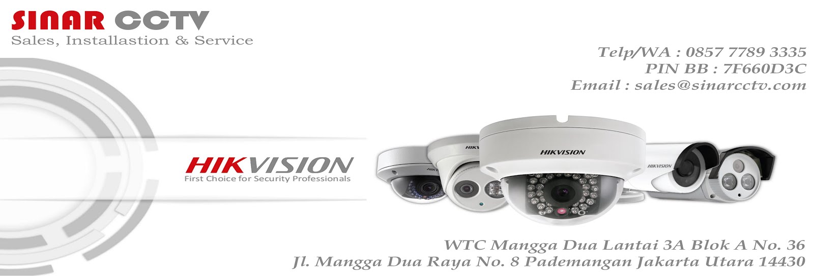 SINAR CCTV | CCTV MURAH HIKVISION