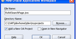 Oracle Application's Blog: How to Create Search Page In OAF
