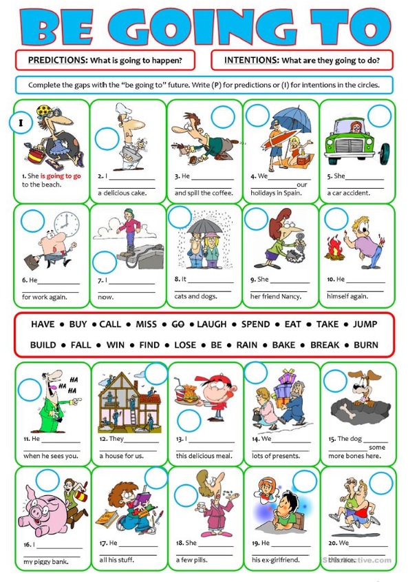 Road to English 2: Be Going To Speaking Activities