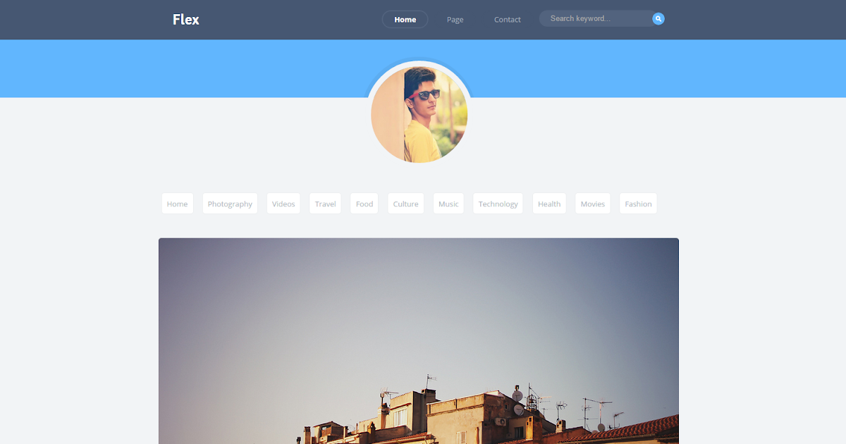 Demo template | Templateclue demo: Flex