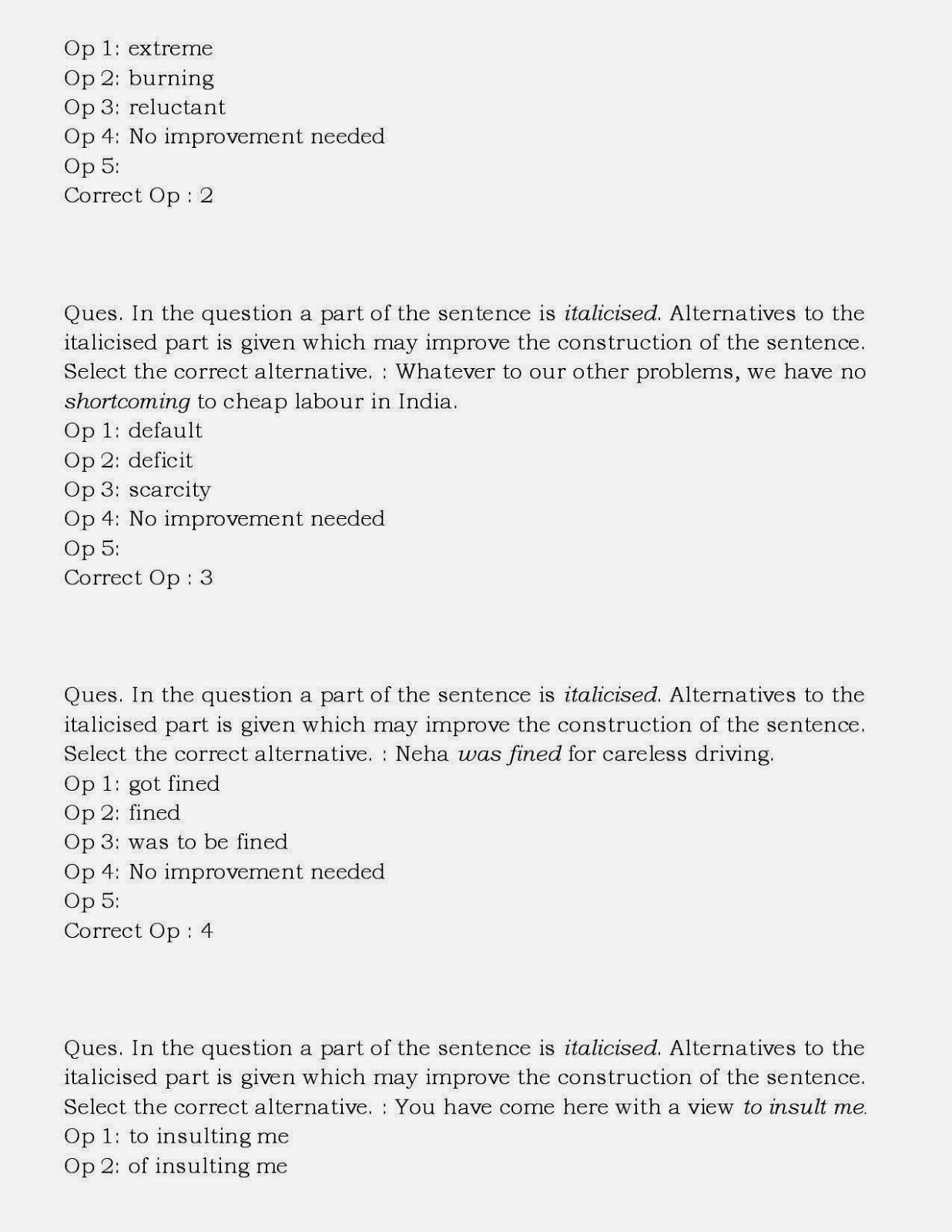 Download free books and study material: English sample questions for ...