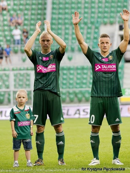 Football Kits FC: Slask Wroclaw 2014/15 Adidas Home Kit