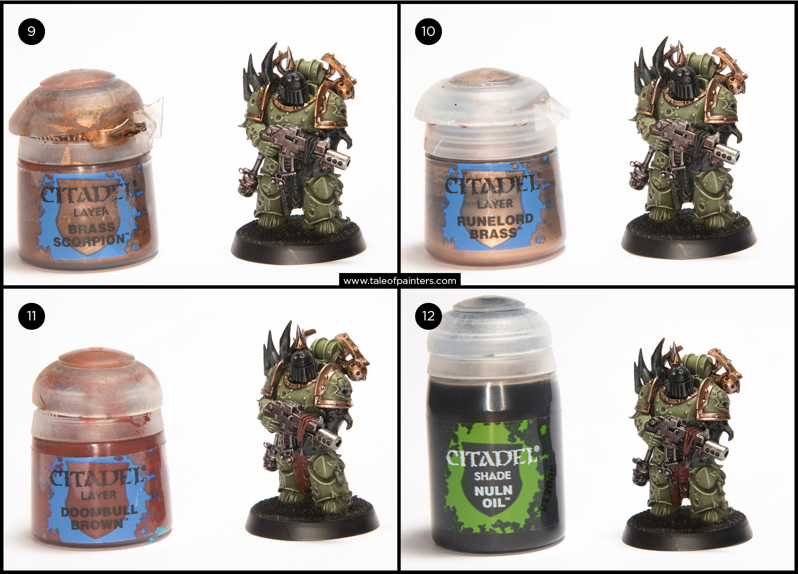 Tutorial: How to paint Death Guard Plague Marines - Tale of Painters