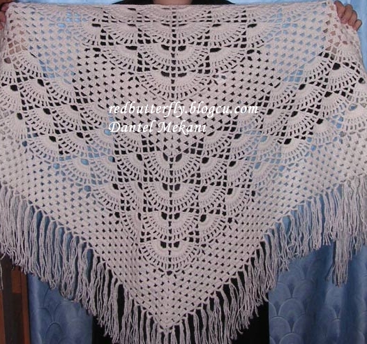 free knitting pattern: new rectangular knitting shawl patterns