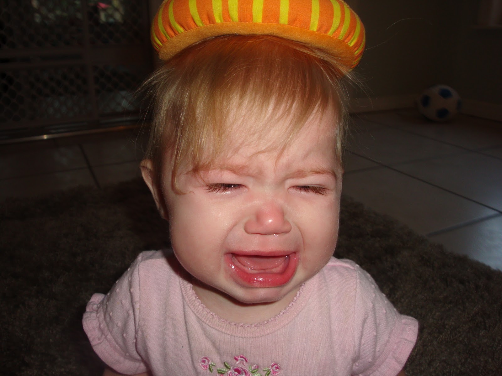 Georgia Kate: Crying Baby With A Hat