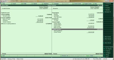 Tally Voucher Entry and Tally Reports with Example