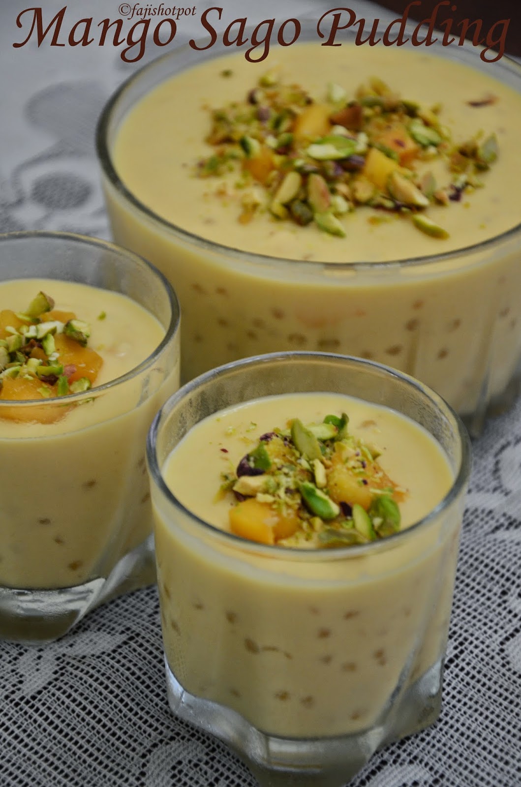 Faji's Hot Pot: Mango Sago Pudding