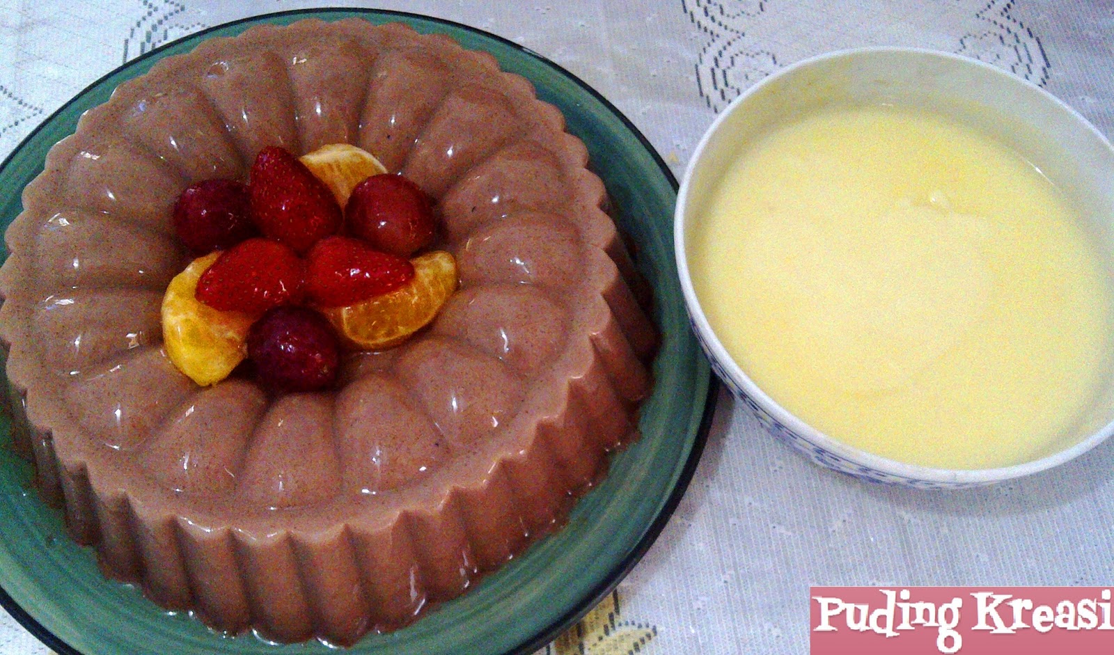 Puding Cokelat With Fla