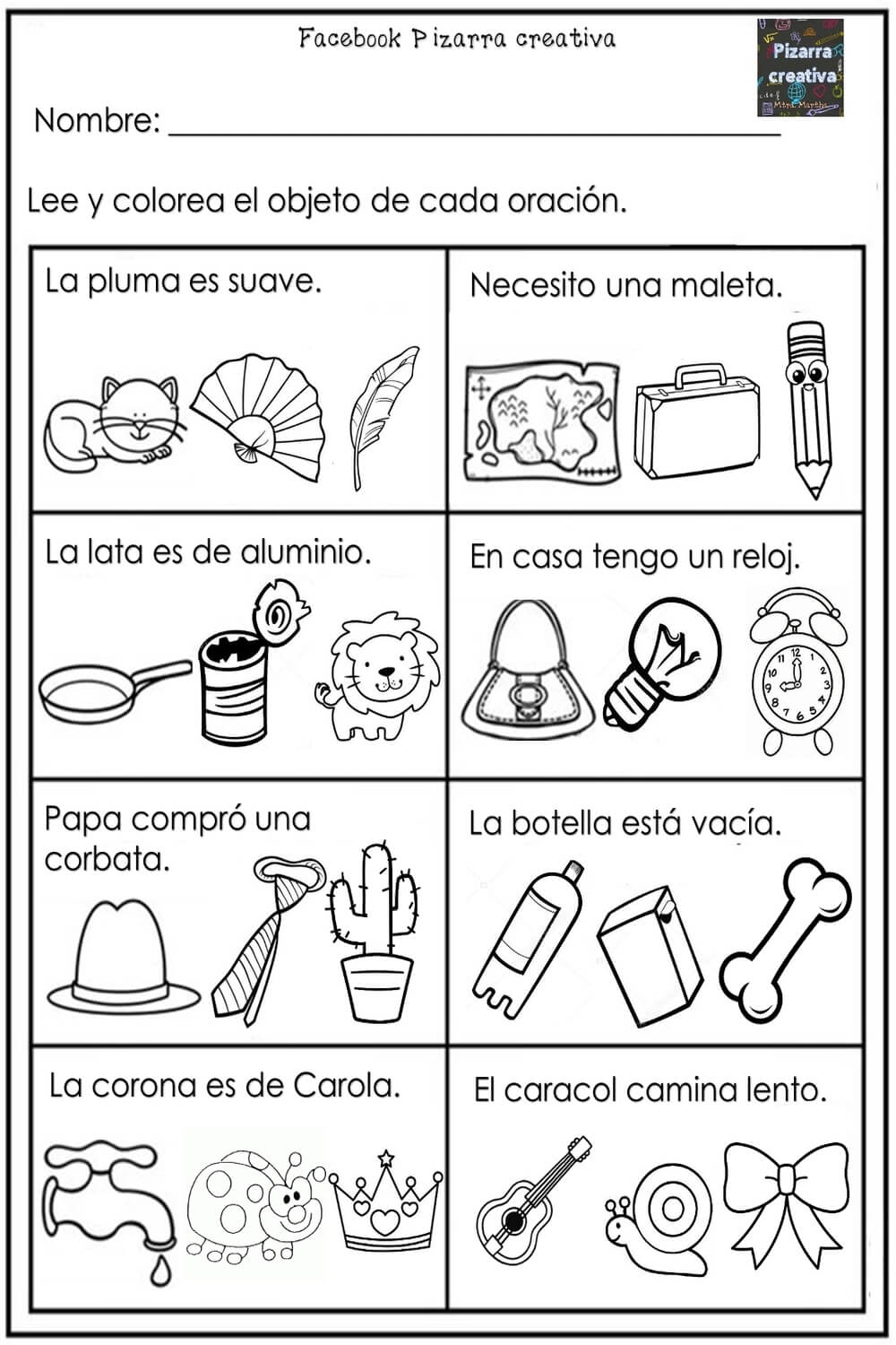 Cuaderno para Lectoescritura de Palabras | Materiales Educativos para ...