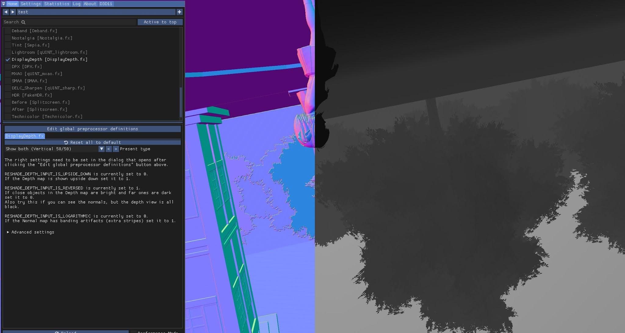 Reshade : Depth Detection ~ Lazy Stalker