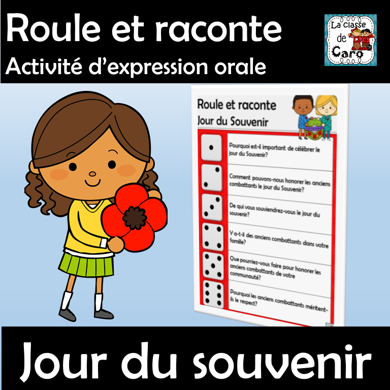 la classe de caro.: Activité d’expression orale - Jour du souvenir ...