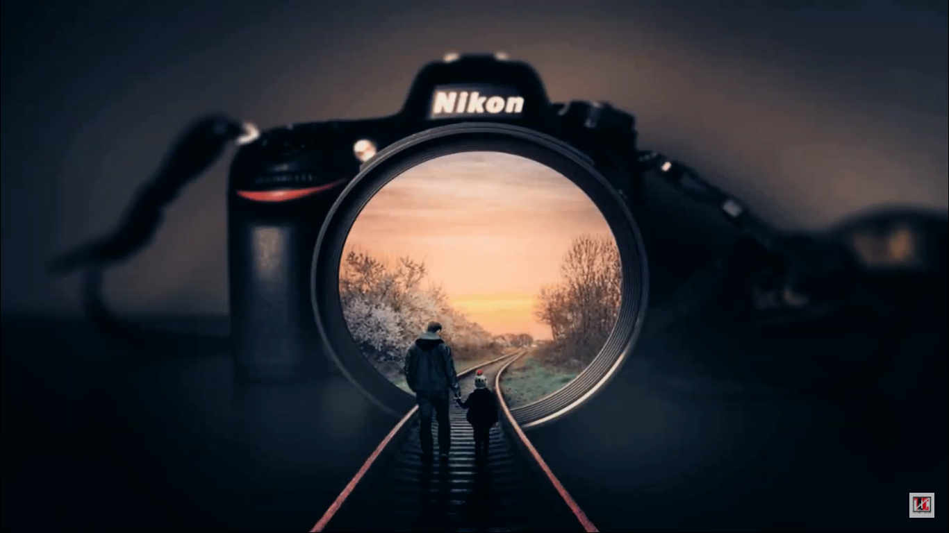 Rails Inside Illusion Photo Manipulation Photoshop Tutorial | THE UNIQUE CREATION