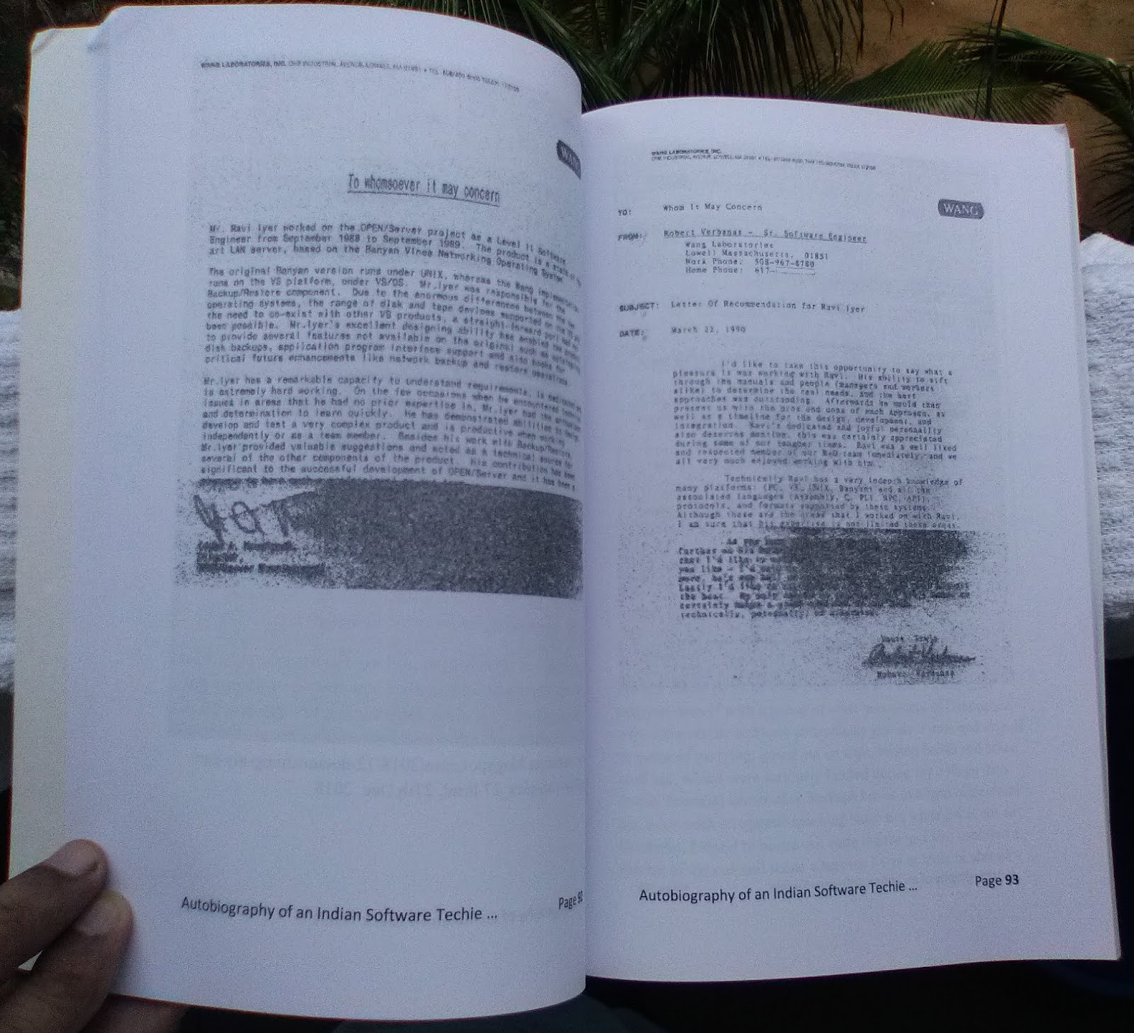 Dismayed to see bad printing of pics in some copies of part ...