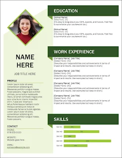 Graphical CV Format - PDF - DOC